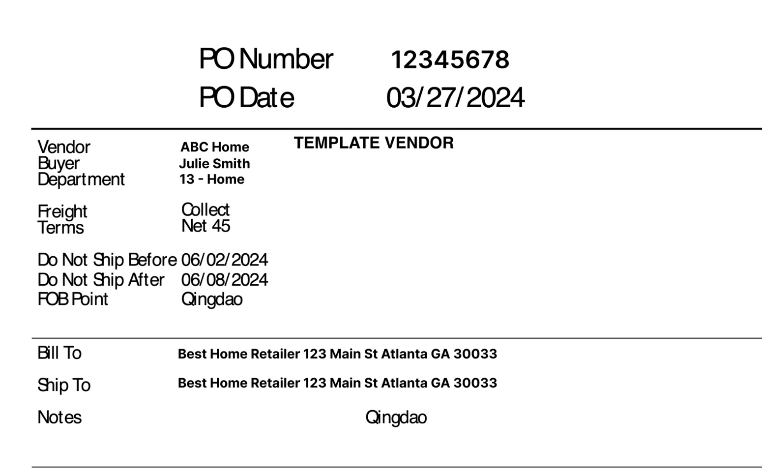 Automating Purchase Order Management
